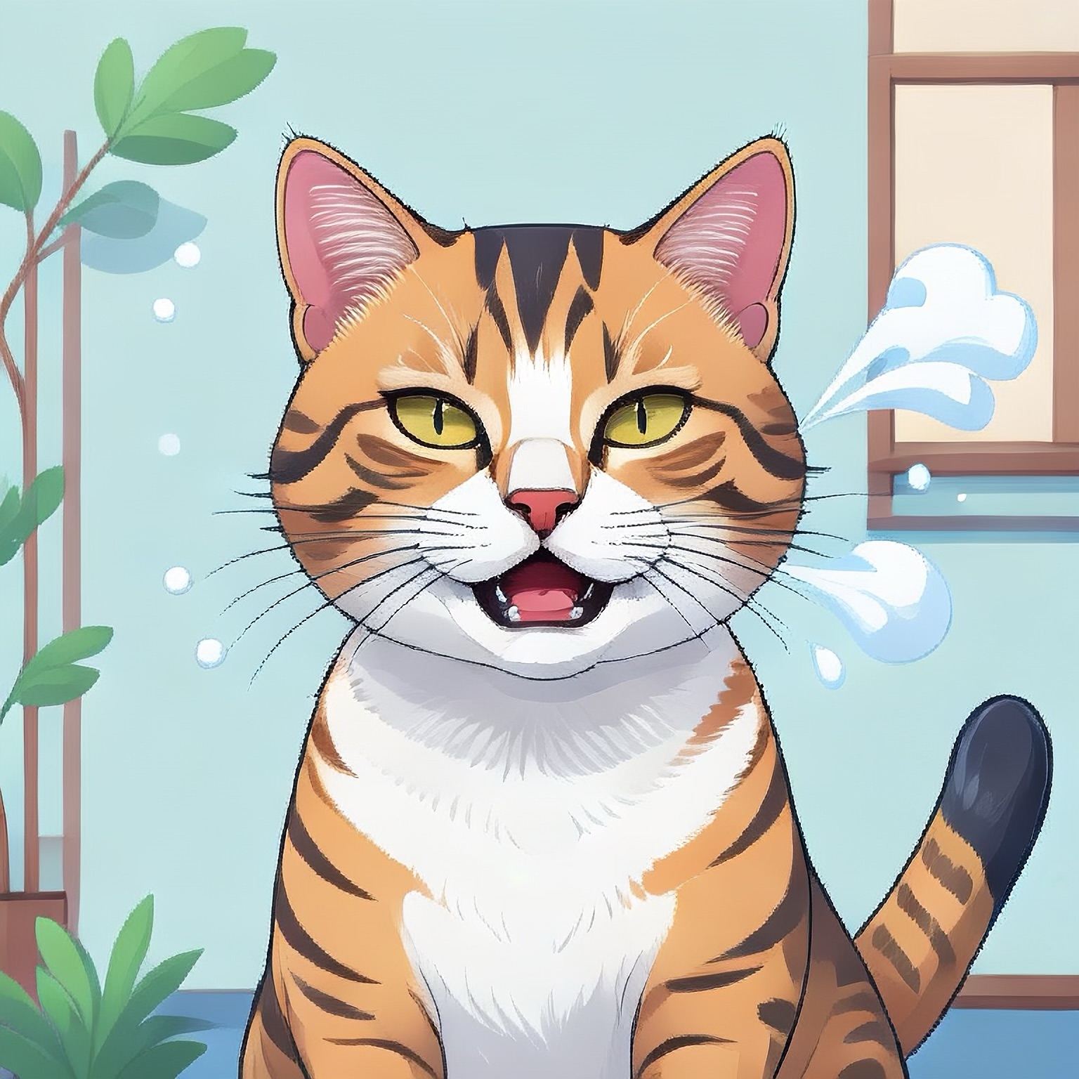 Sneezing is Kitten Caring – The Sacred Fox